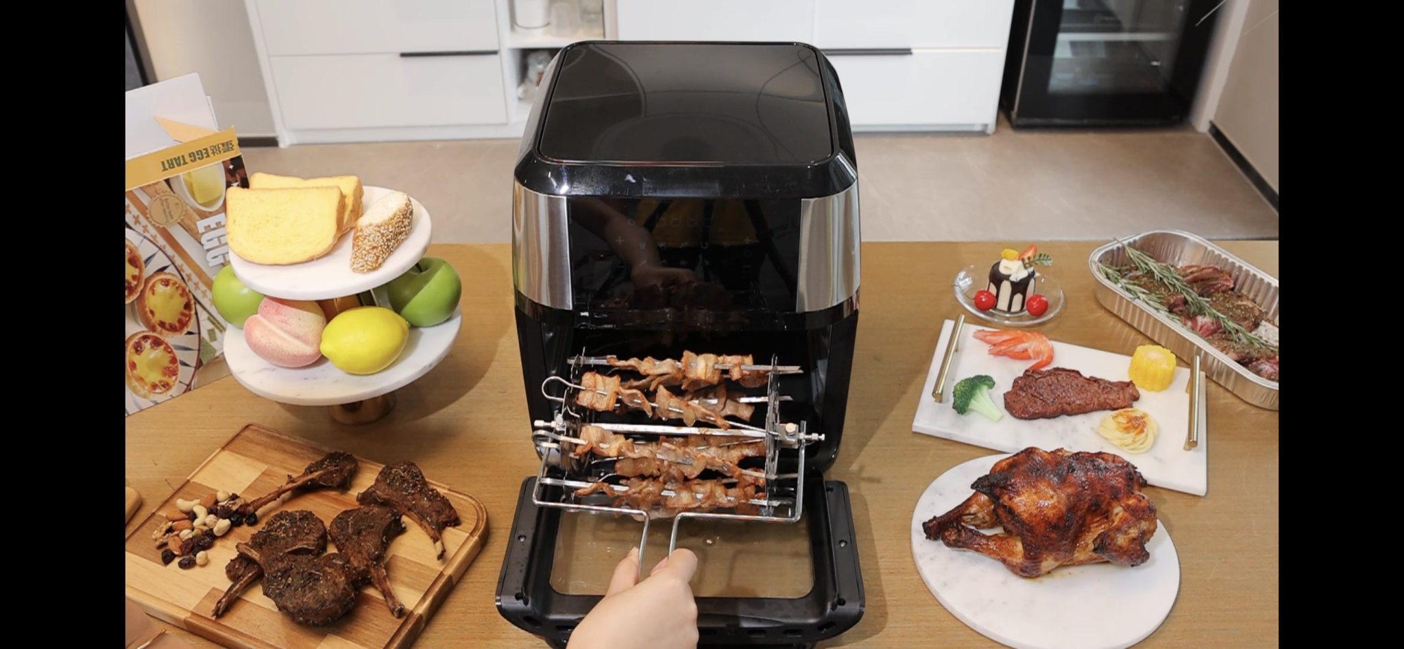 Alivio 12L Large Air Fryer Oven, 1800W Family Size Digital Air Fryer ...
