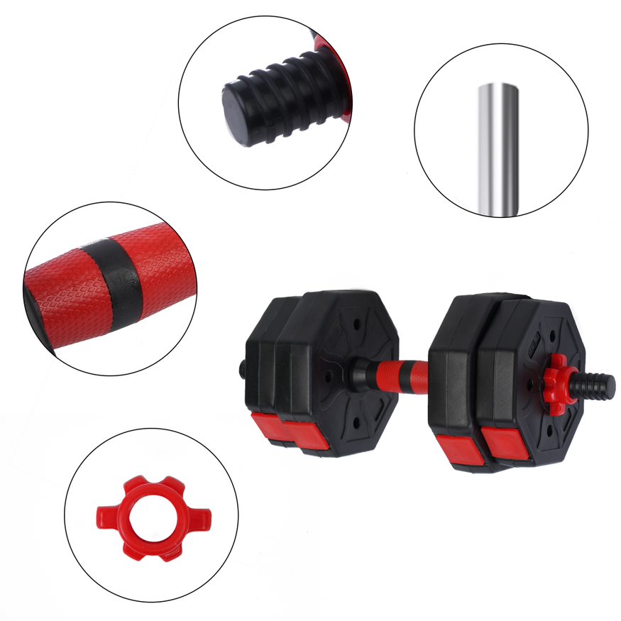 Premium 20kg Adjustable Dumbbell & Barbell Set – Hirix